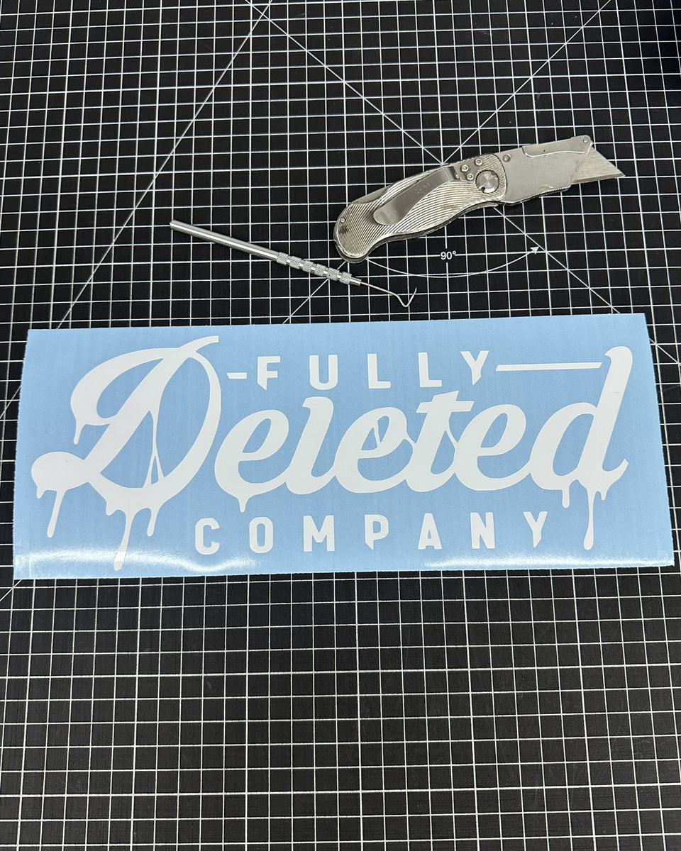FULLY DELETED : DRIP STACKED : DECAL – Fully Deleted